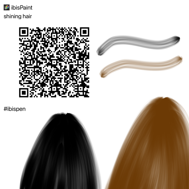 Shining hair brush - ibisPaint