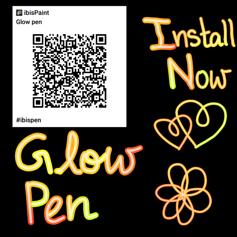 Glow pen - ibisPaint