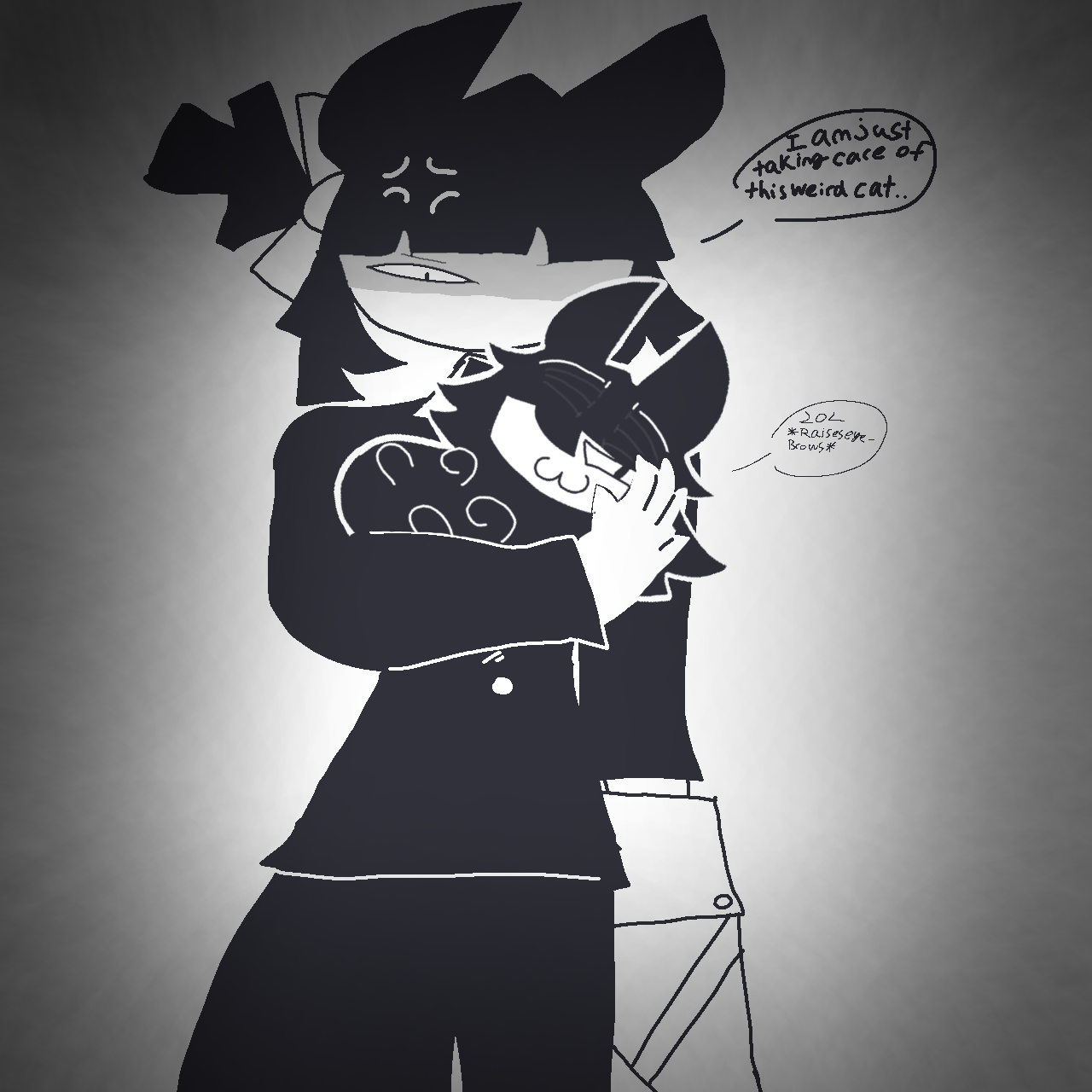 Weird cat - ibisPaint