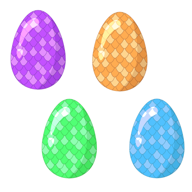 dragon egg stamps - ibisPaint