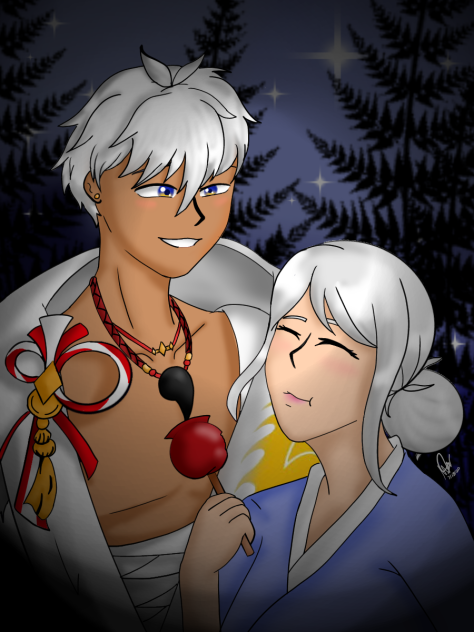 mc and mammon at a festival - ibisPaint