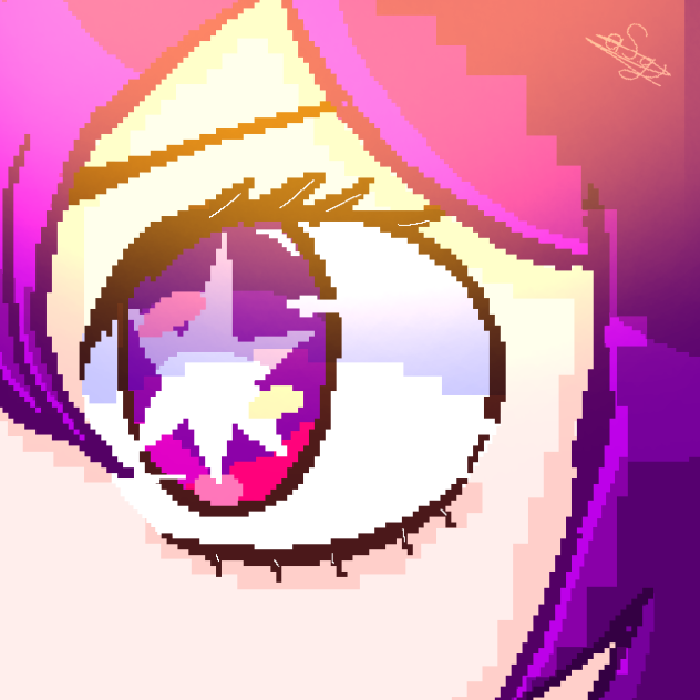 Pixel Hoshino Eye - ibisPaint
