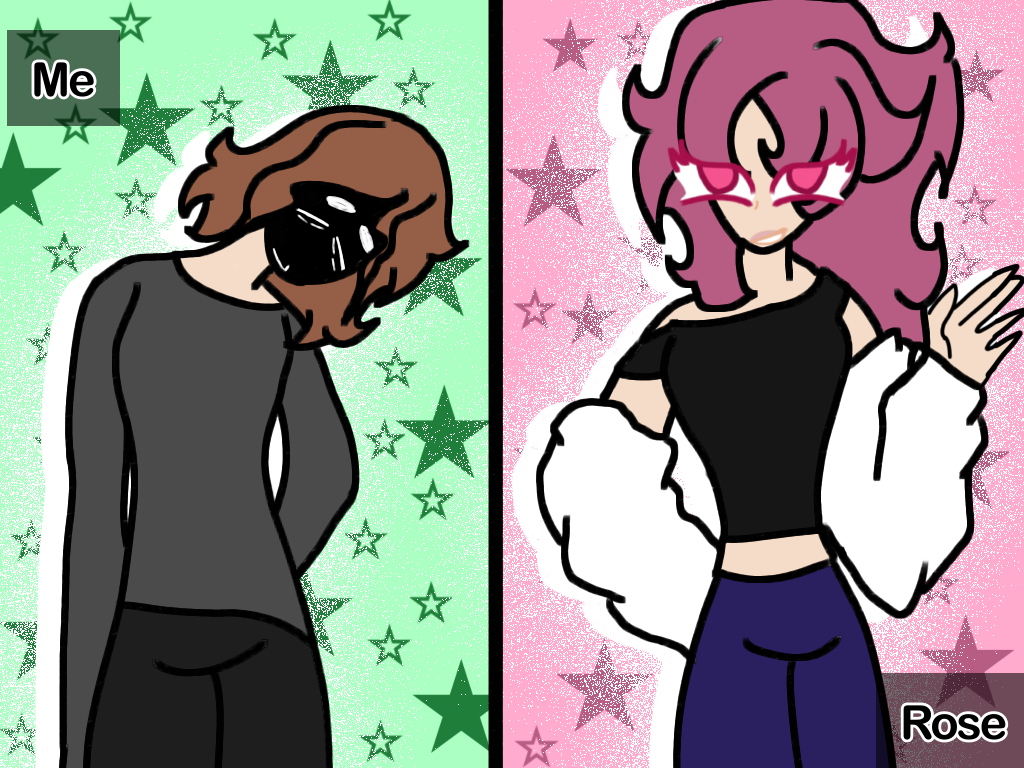 The differences in me and rose - ibisPaint