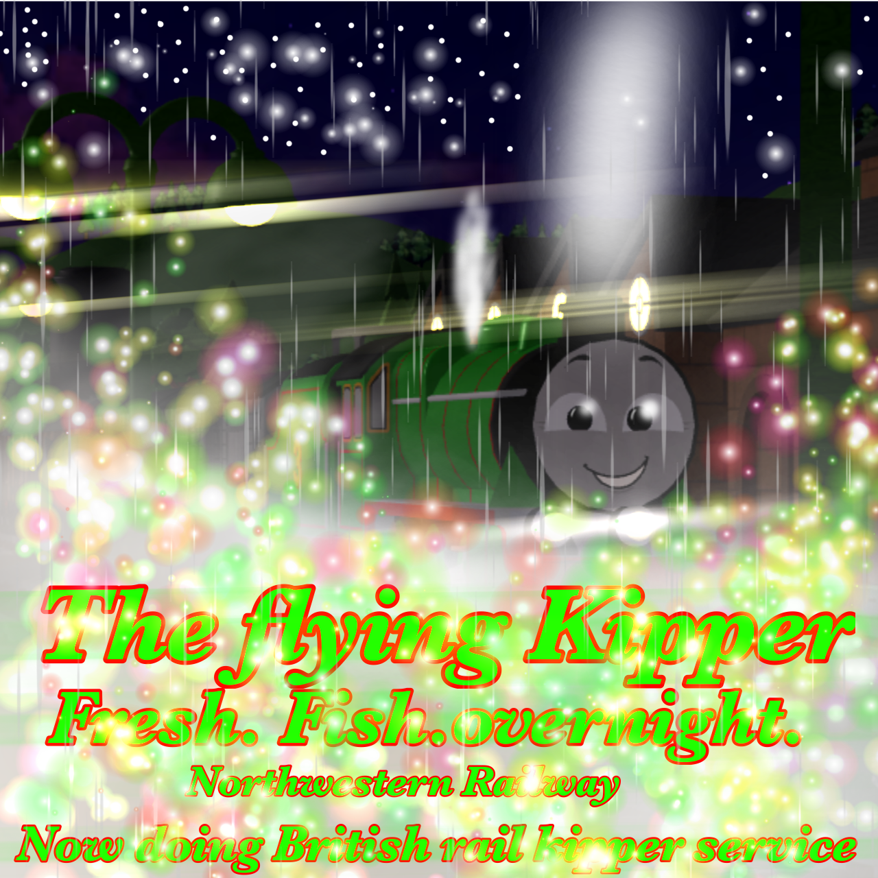 The flying Kipper poster - ibisPaint