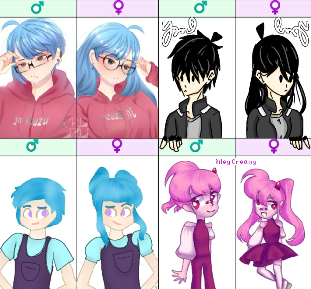 Genderbend Collab - ibisPaint