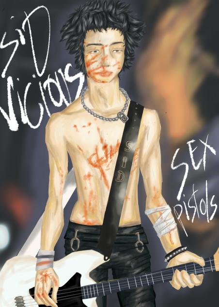 Sid Vicious ☝🏼 - ibisPaint