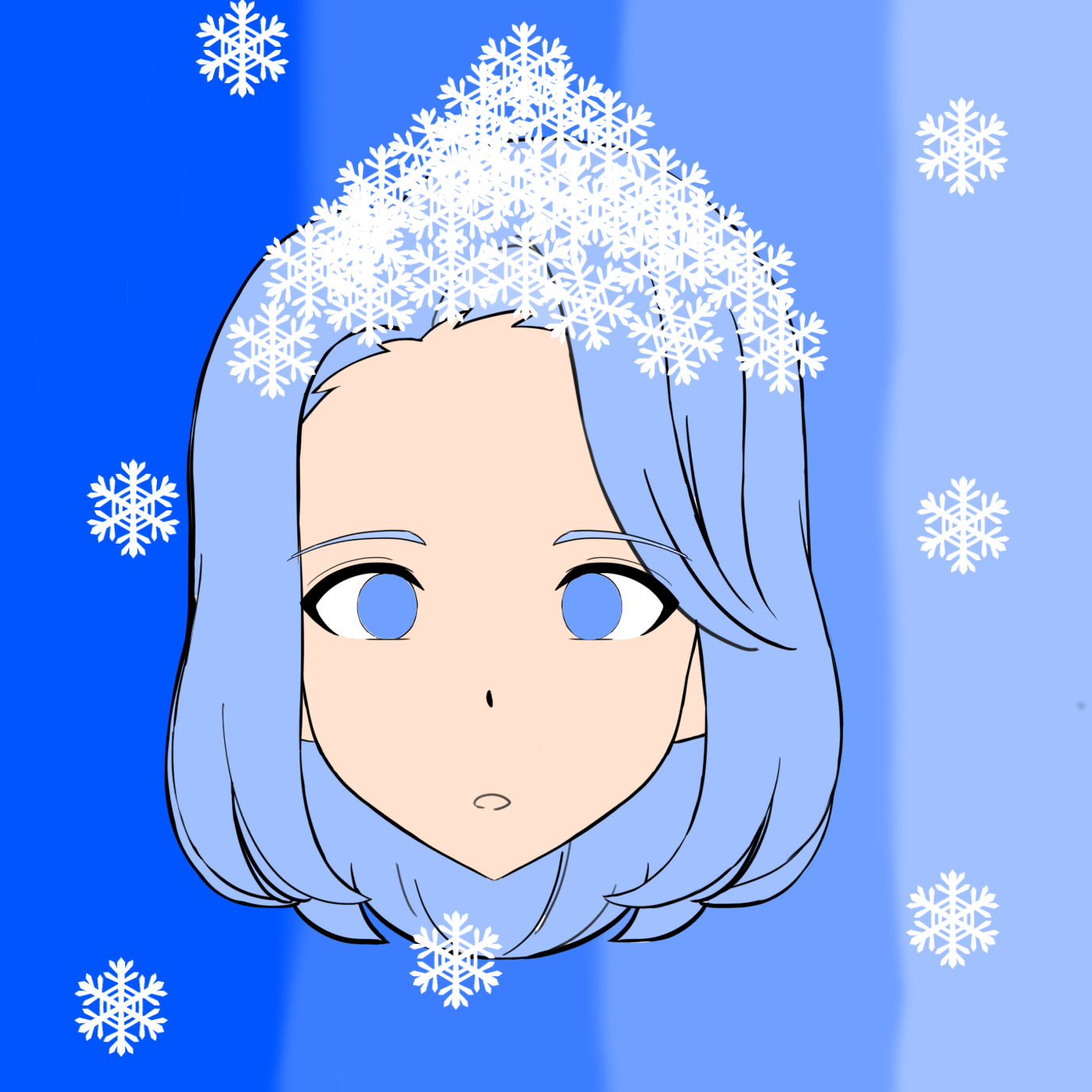 rainha do gelo - ibisPaint