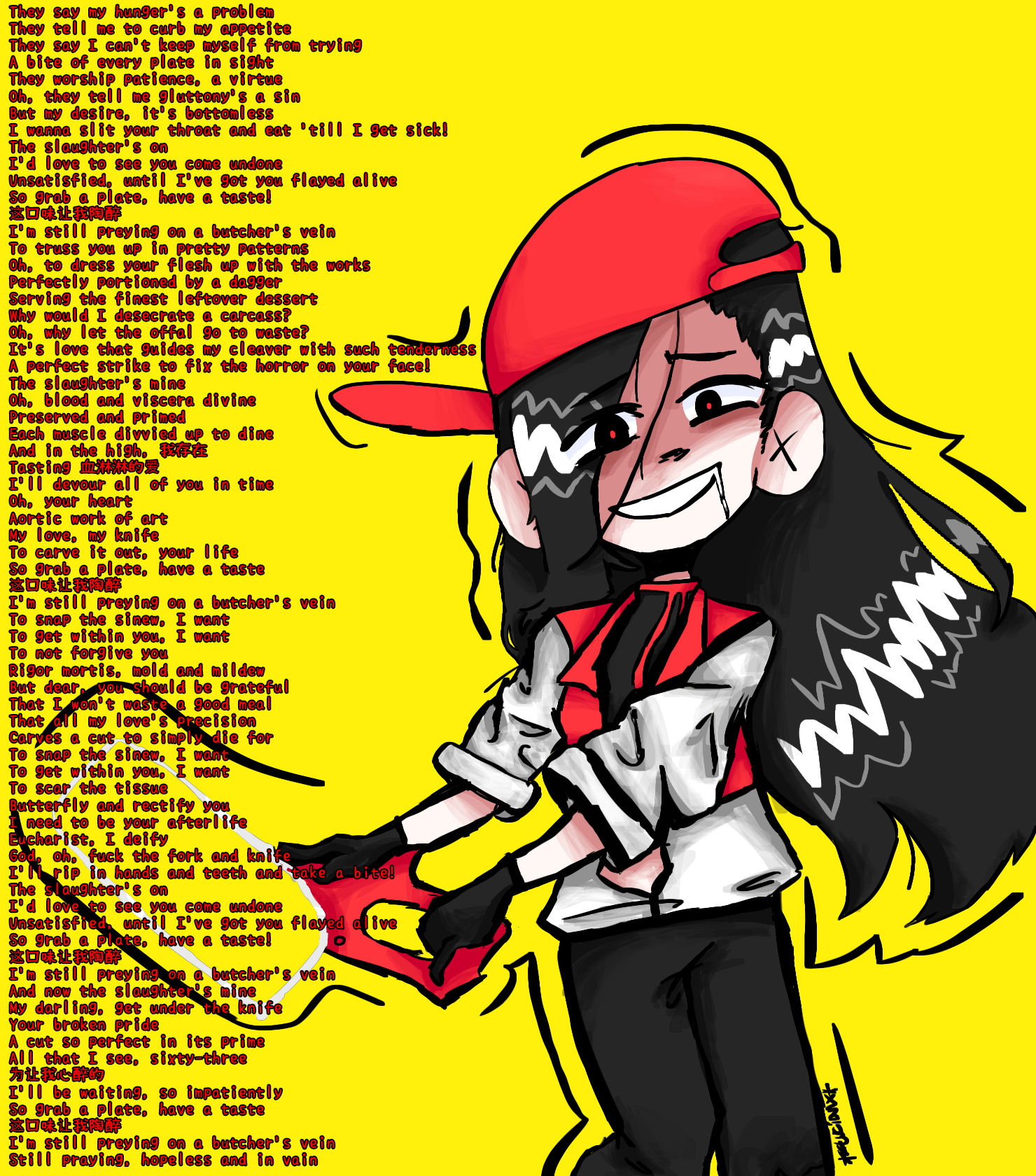 meat girl ^q^ - ibisPaint