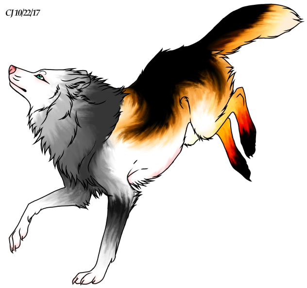 weird wolf speedpaint - ibisPaint
