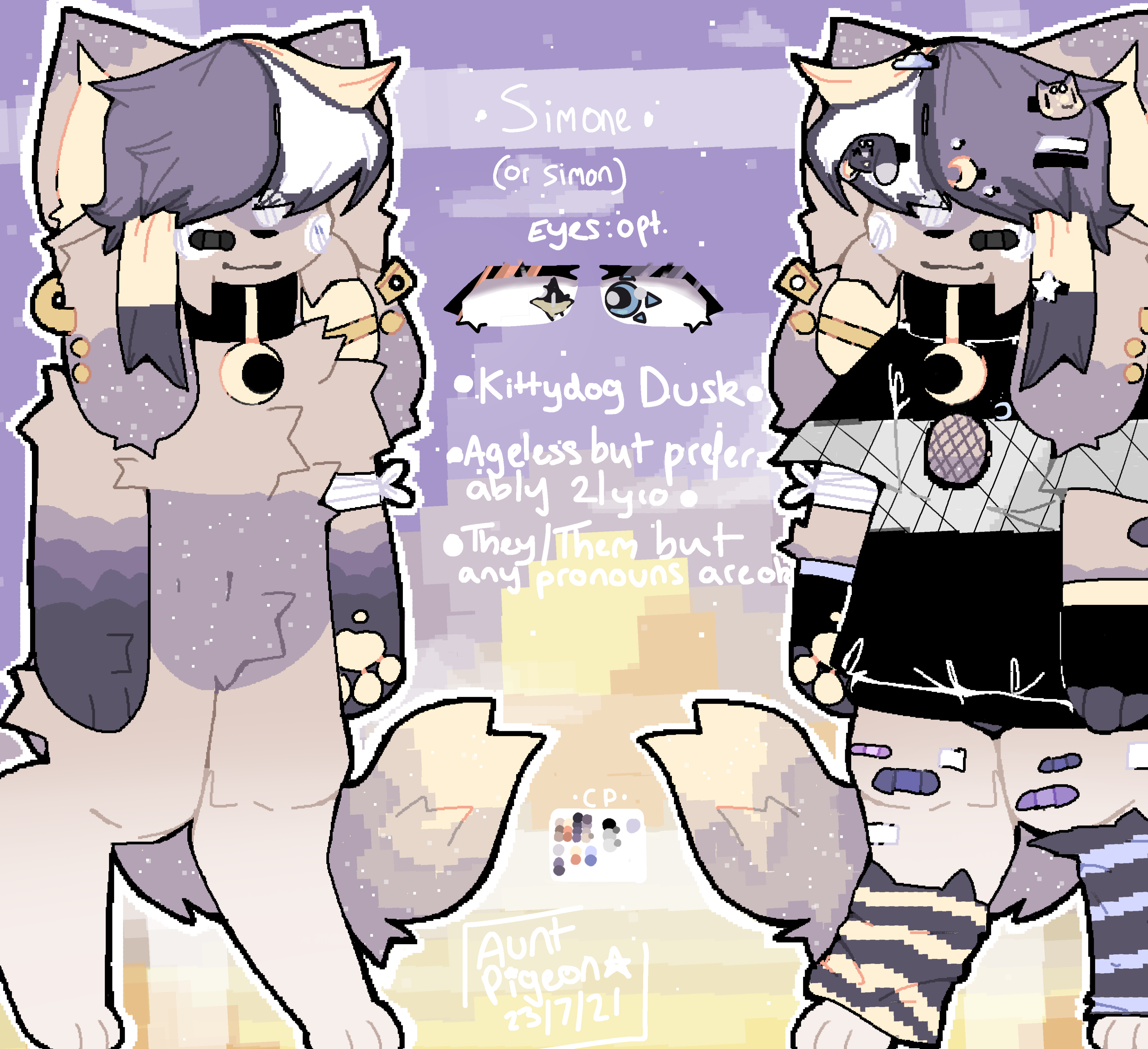 Simone ref sheet - ibisPaint