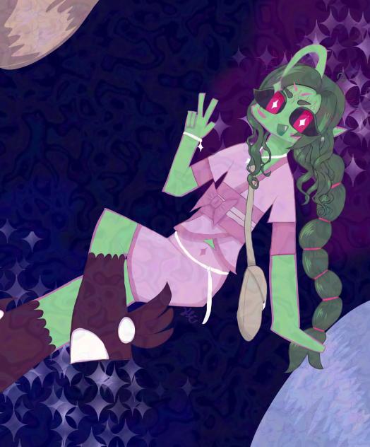 Alien gal - ibisPaint