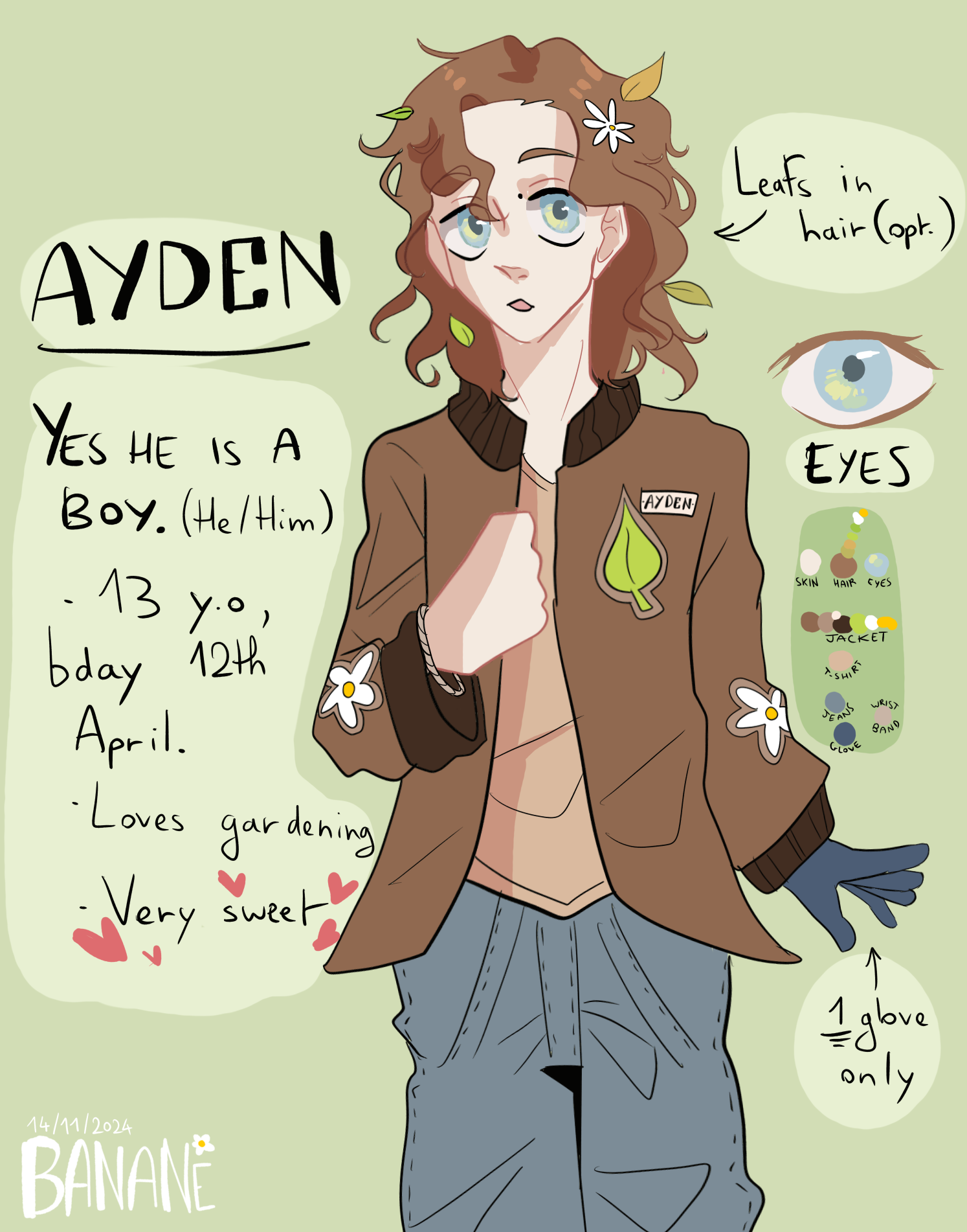 Updated Ayden Ref 🌼🪴 - ibisPaint
