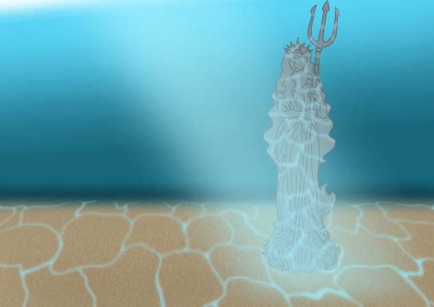 Statue of the forgotten Sea Goddess - ibisPaint