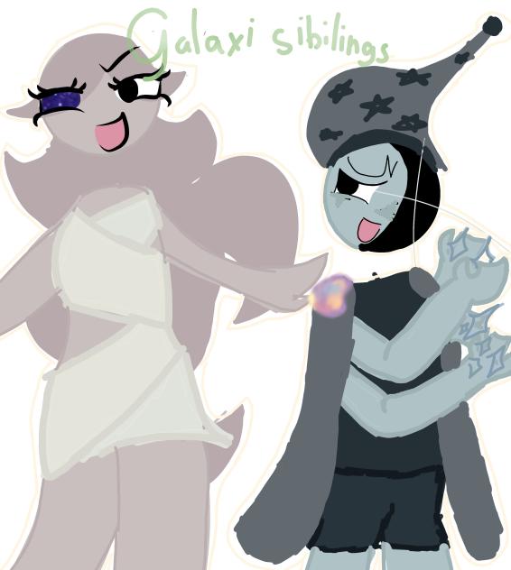 idk were both galaxi things - ibisPaint