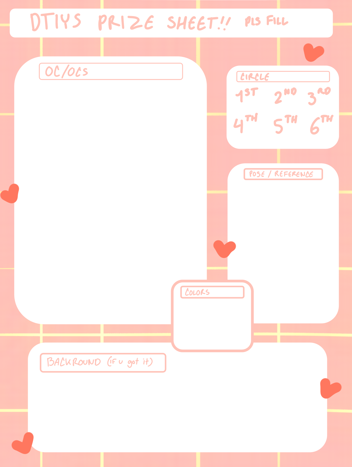 DTIYS WINNERS PRIZE SHEET!! ( ˊᗜˋ ) - ibisPaint