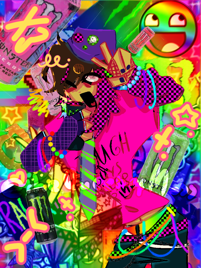 ️🧡💛💚 SCENECORE 👾🩵💙💜 - ibisPaint