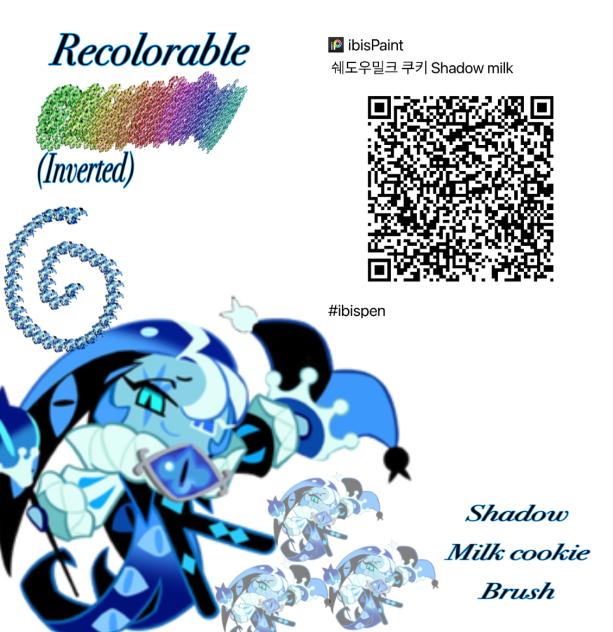 Shadow milk pen 쉐도우밀크 쿠키 Cookierun - ibisPaint