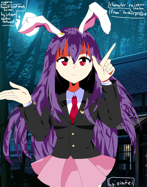 bnuuy coloring ~ touhou [東方] - ibisPaint