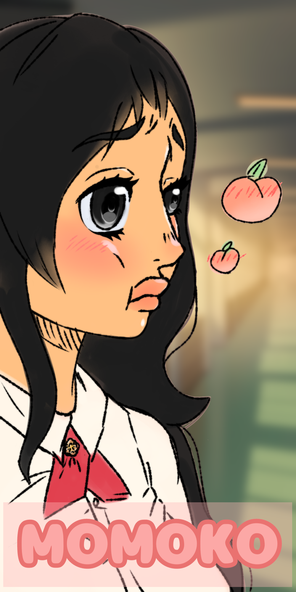 Embarrassed MOMOKO - ibisPaint