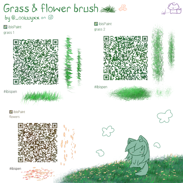 grass pen - ibisPaint