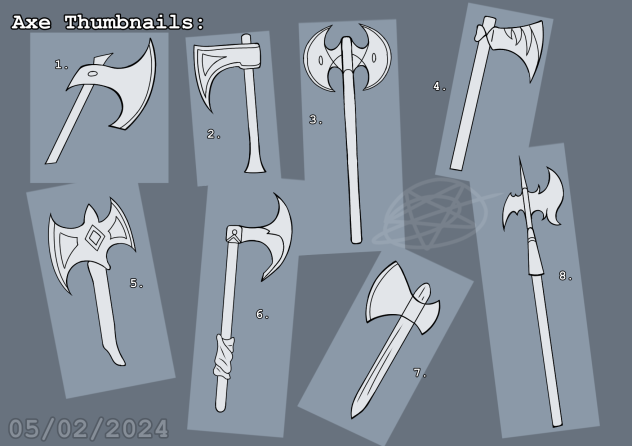 Axe Thumbnails - ibisPaint