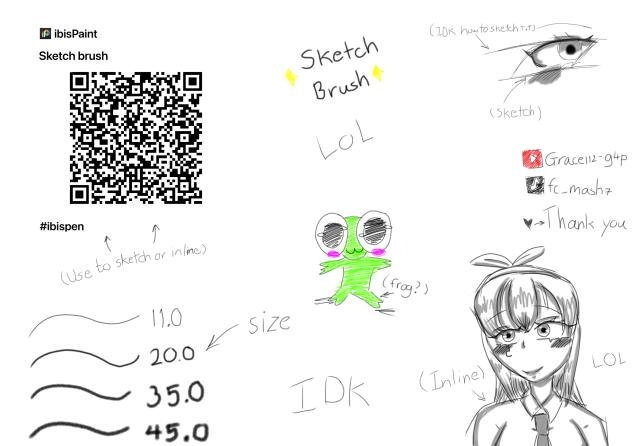 Sketch brush (LoL) - ibisPaint