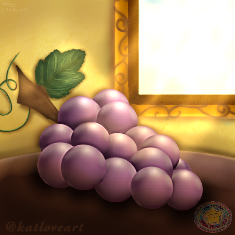 Grapes 🍇💦 - ibisPaint