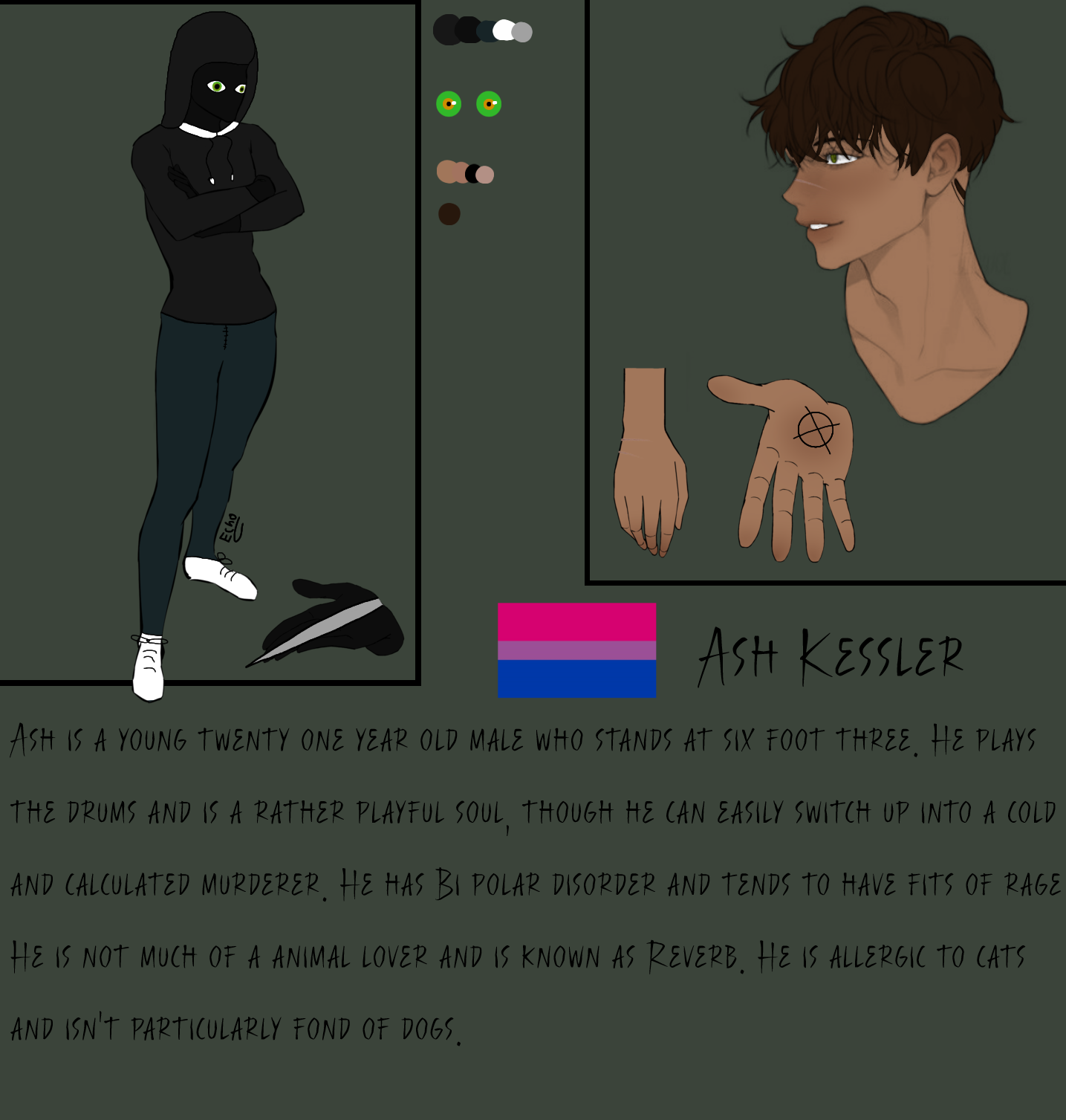 ~ Ash Kessler Reference Sheet ~ - ibisPaint