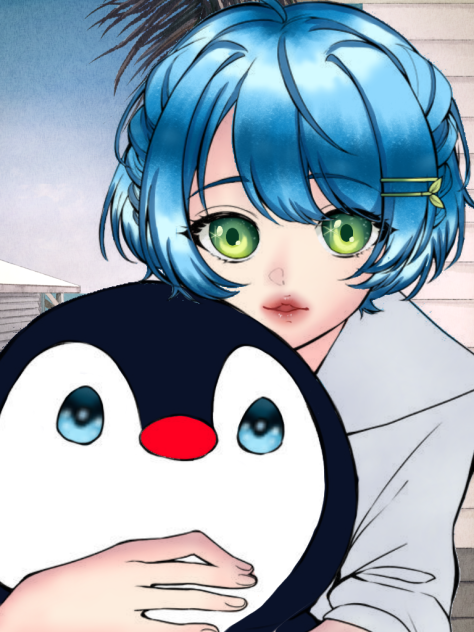 penguin girl - ibisPaint