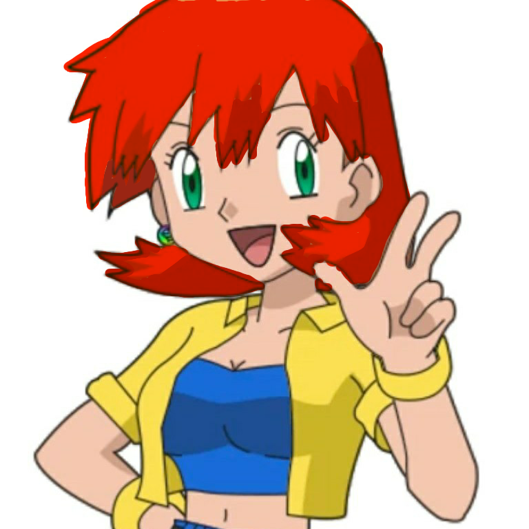 misty in diffrent hair colour - ibisPaint