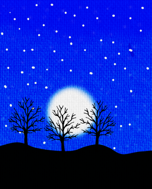 noche estrellada - ibisPaint