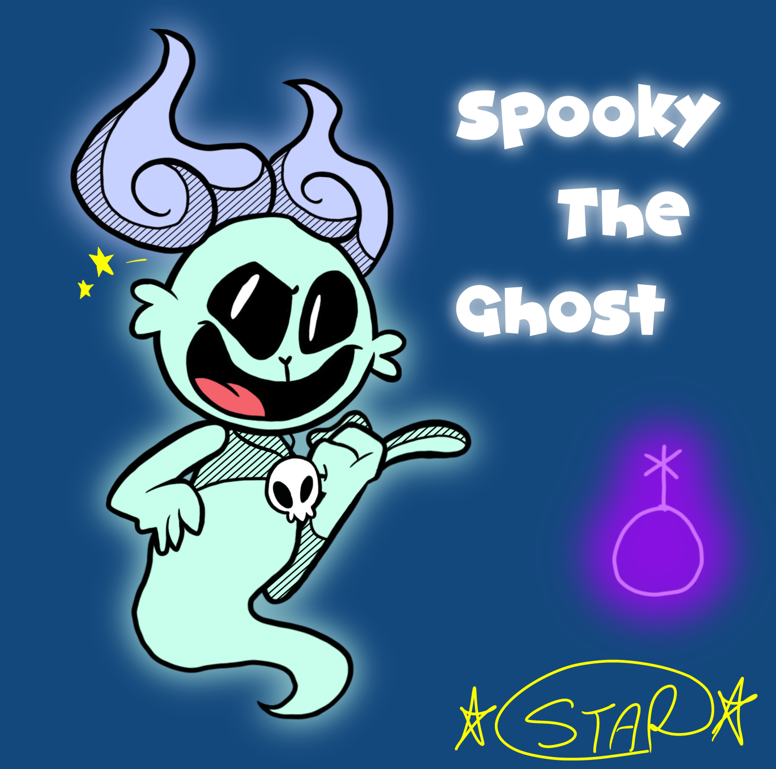A Random SC oc “Spooky the Ghost” - ibisPaint