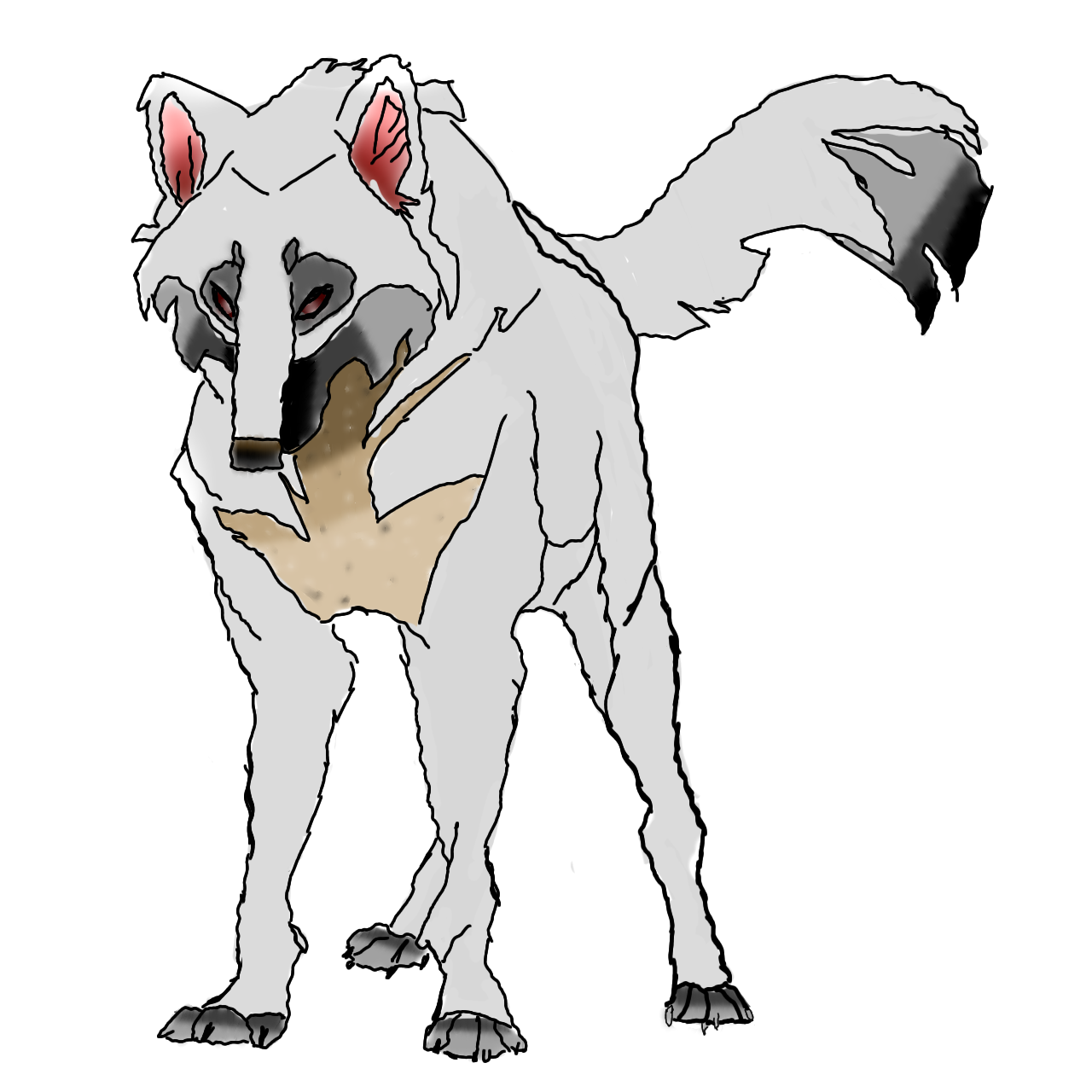 My wolf OC 🐺 - ibisPaint