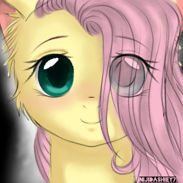 Shy Fluttershy - ibisPaint