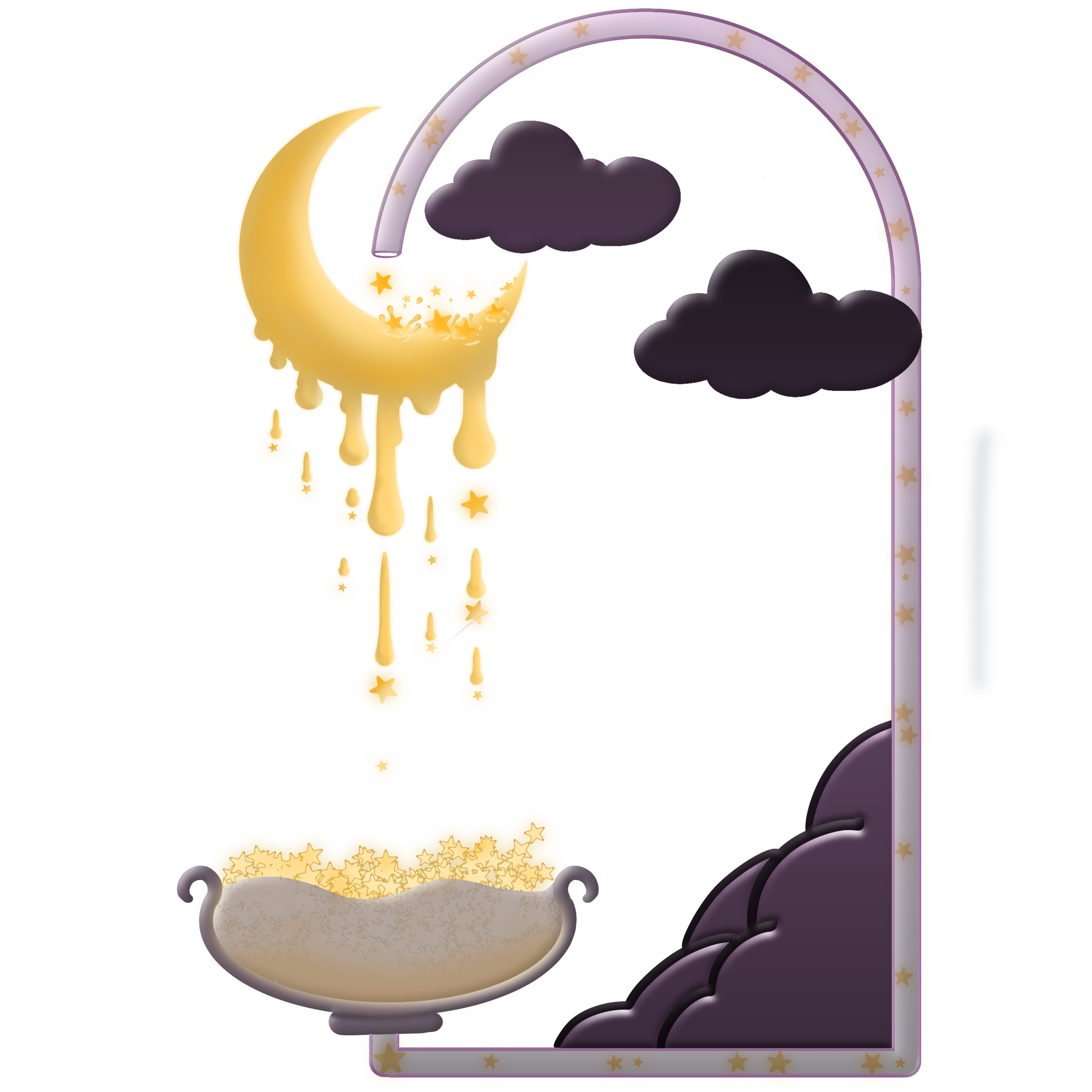 Star Loops Frame - ibisPaint