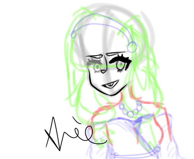 Snake peek 0u0 - ibisPaint