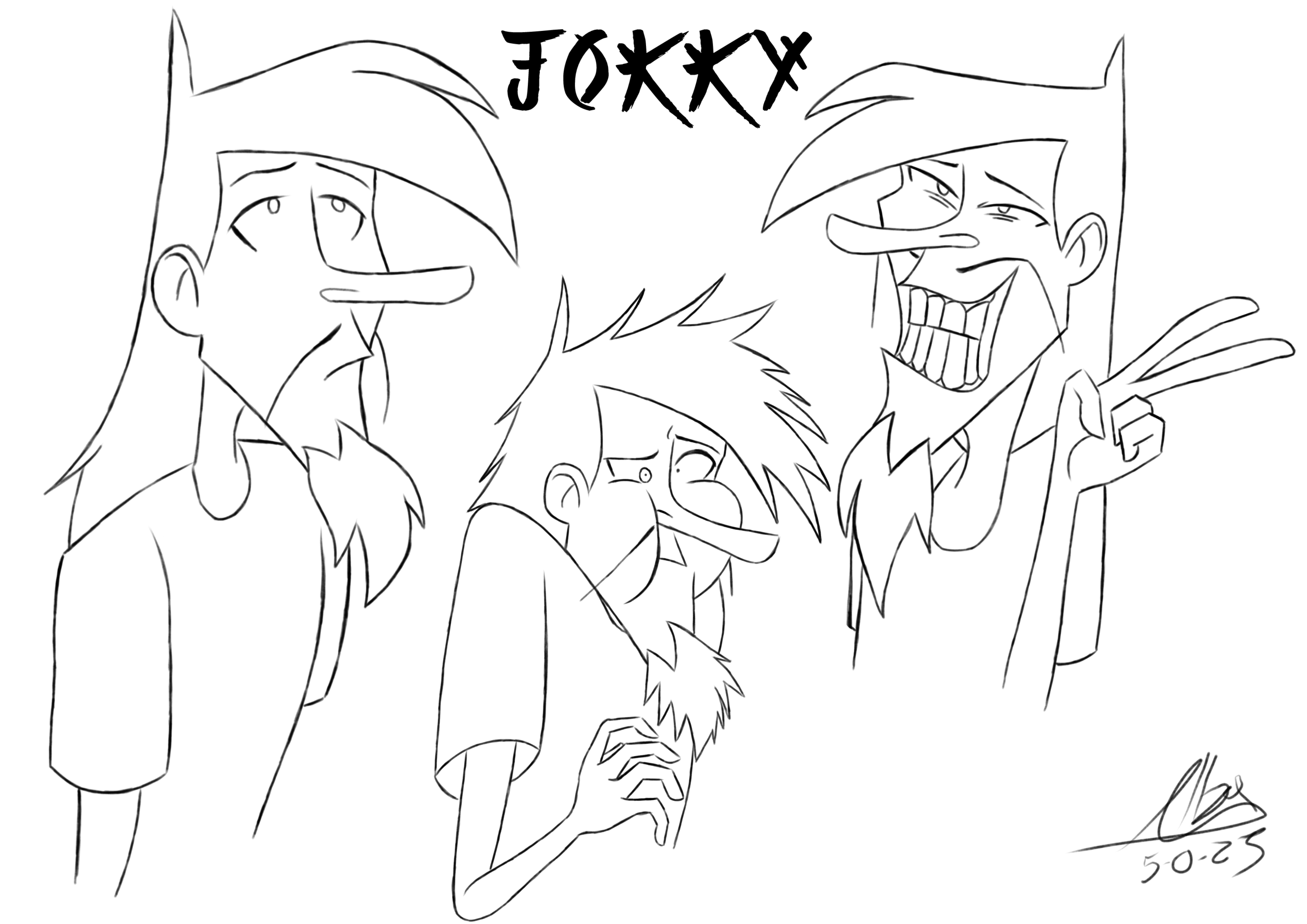 pose características Jókky - ibisPaint