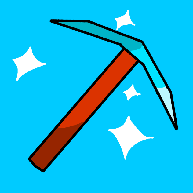 diamond pickaxe minecraft - ibisPaint