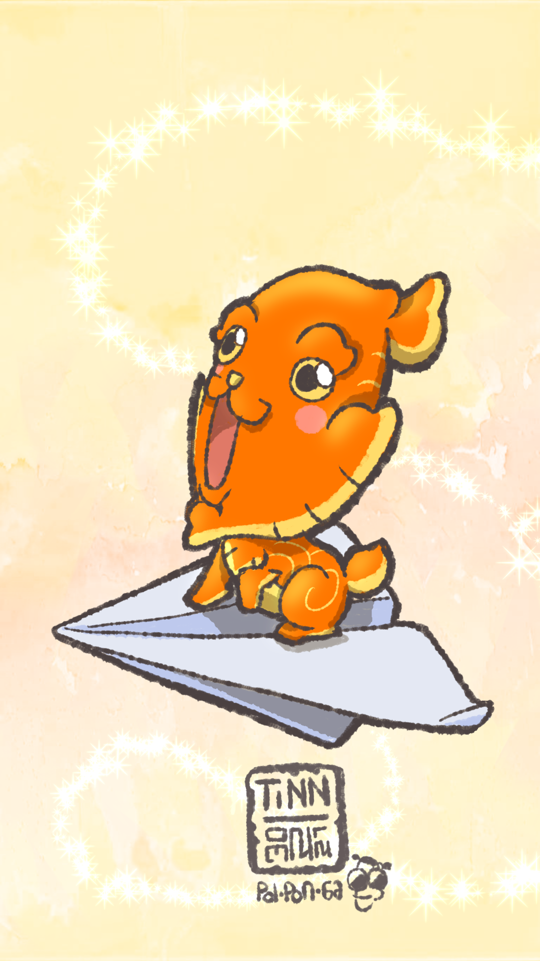 Tinn on Paper plane - ibisPaint