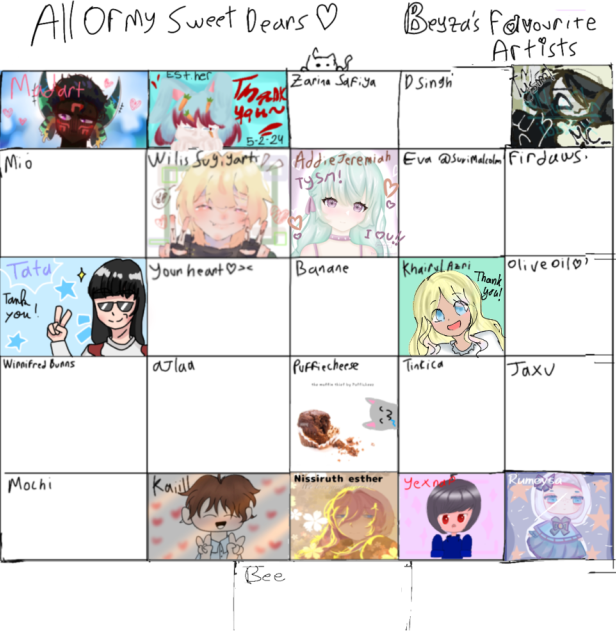 BEYZAS FAV ARTISTS - ibisPaint