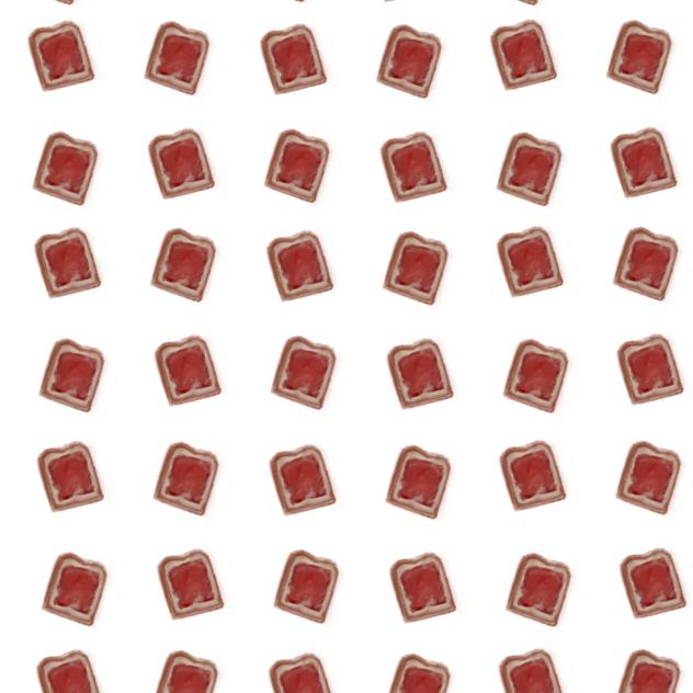 jam and bread background pattern - ibisPaint