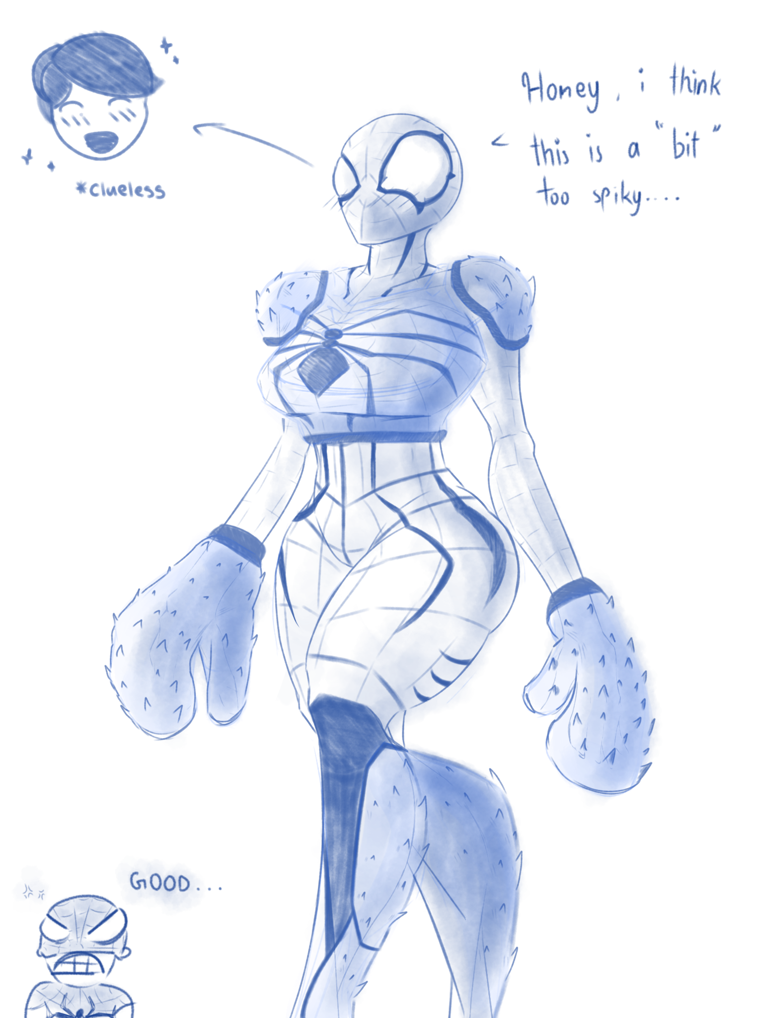 SPIKY SPIDERSONA! - ibisPaint