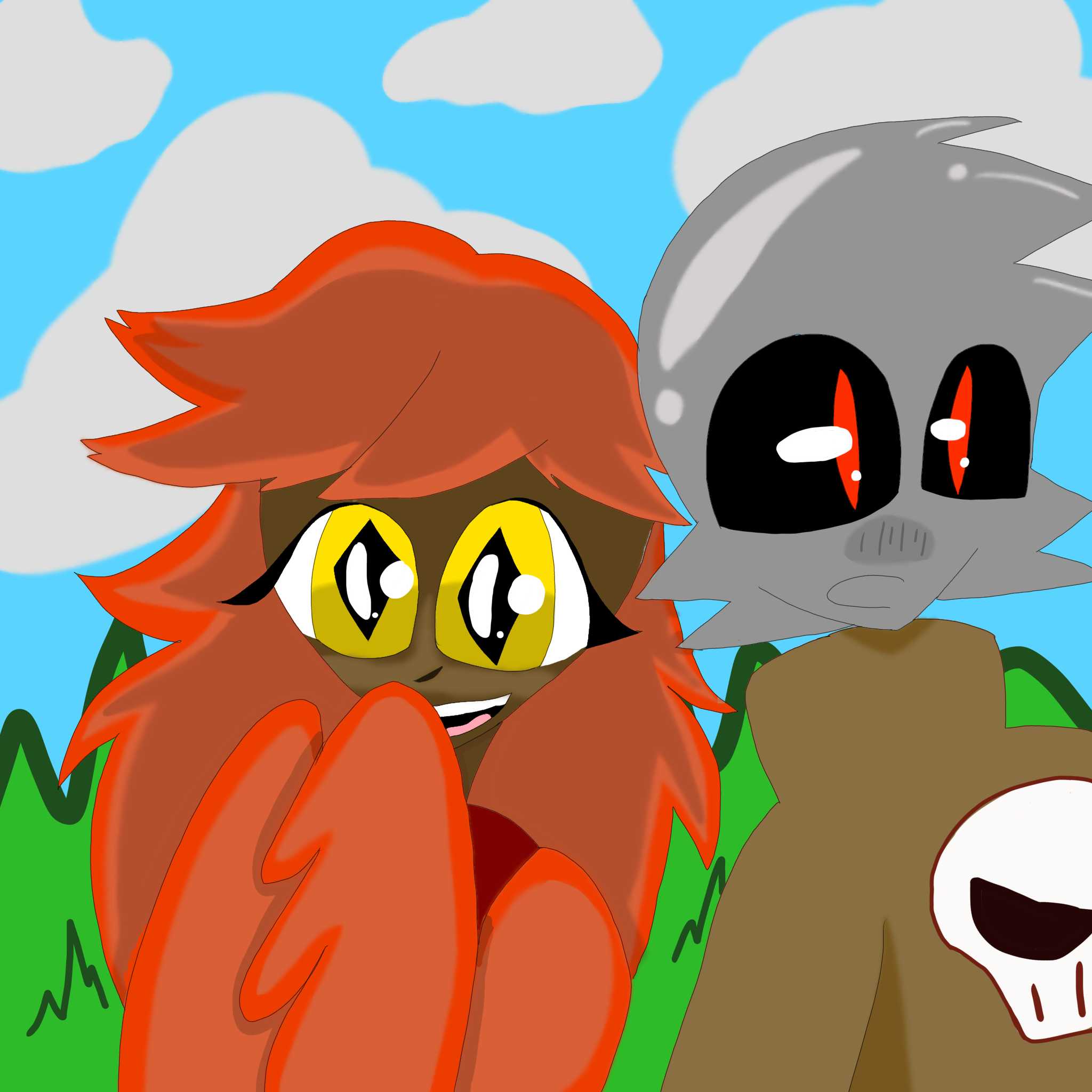 Saw and Robin - ibisPaint