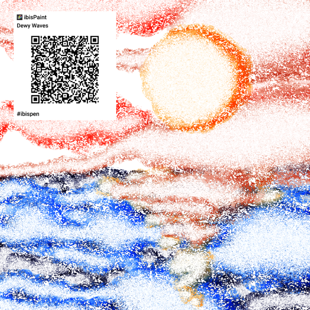 White Noise Waves of Color - ibisPaint