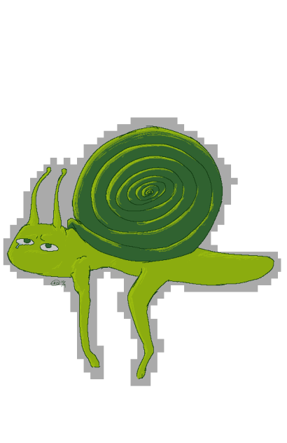 Snail with legs oc maybe - ibisPaint