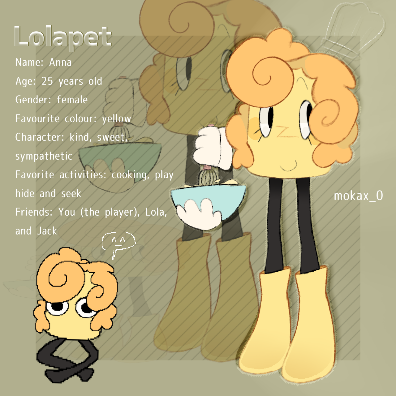 Anna (my Kinitopet AU) - ibisPaint