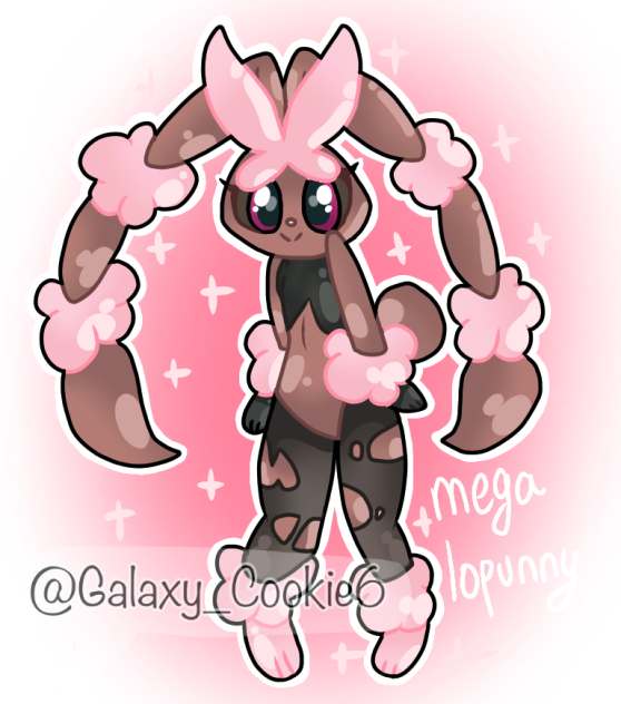 Shiny mega Lopunny - ibisPaint
