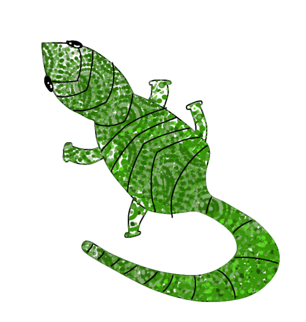 Lilly The Lizard - ibisPaint