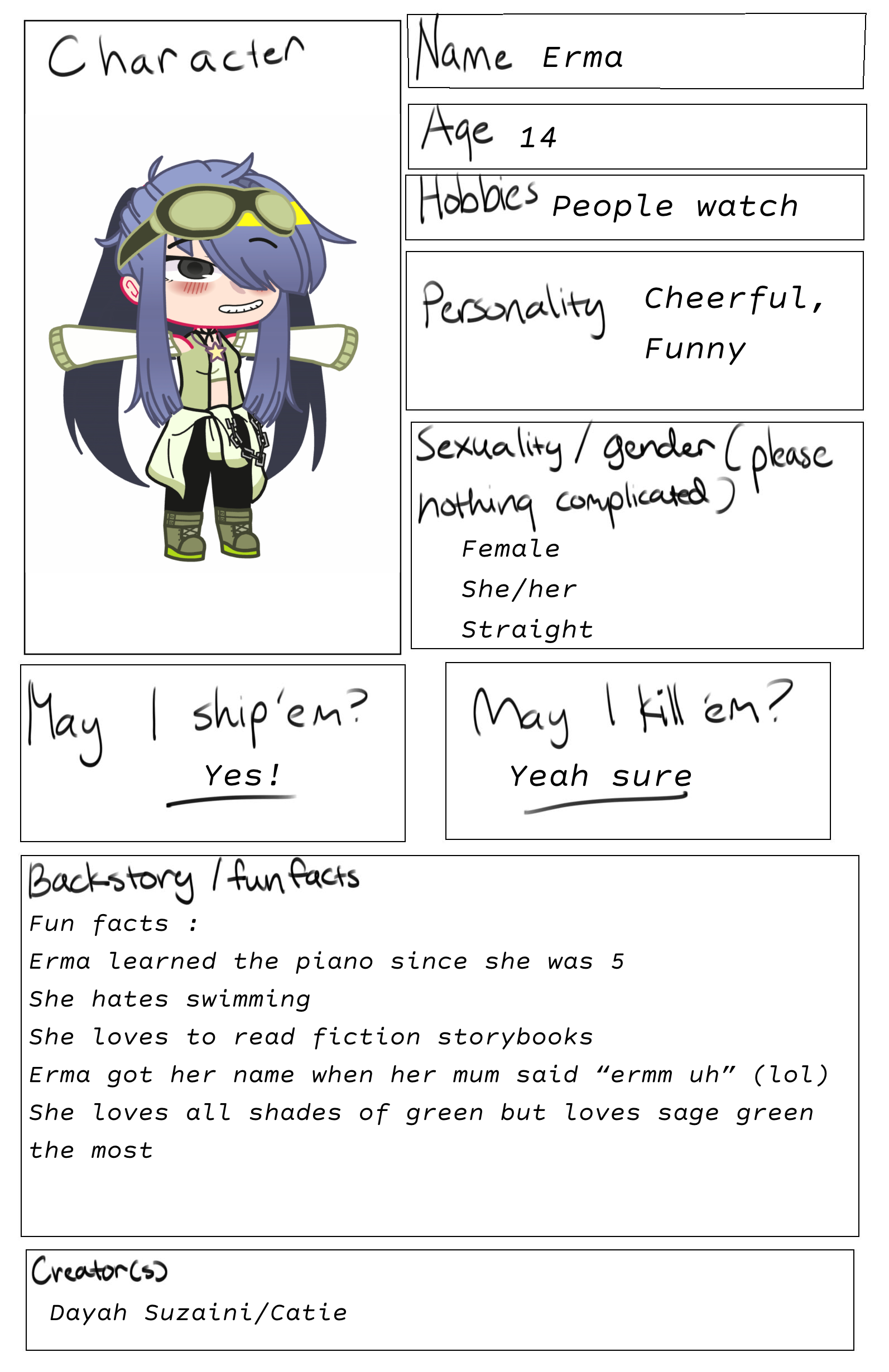 Form sheet for ‘Pictures’ - ibisPaint