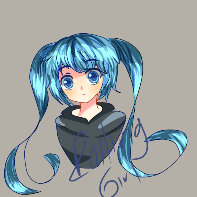 rolling girl - ibisPaint